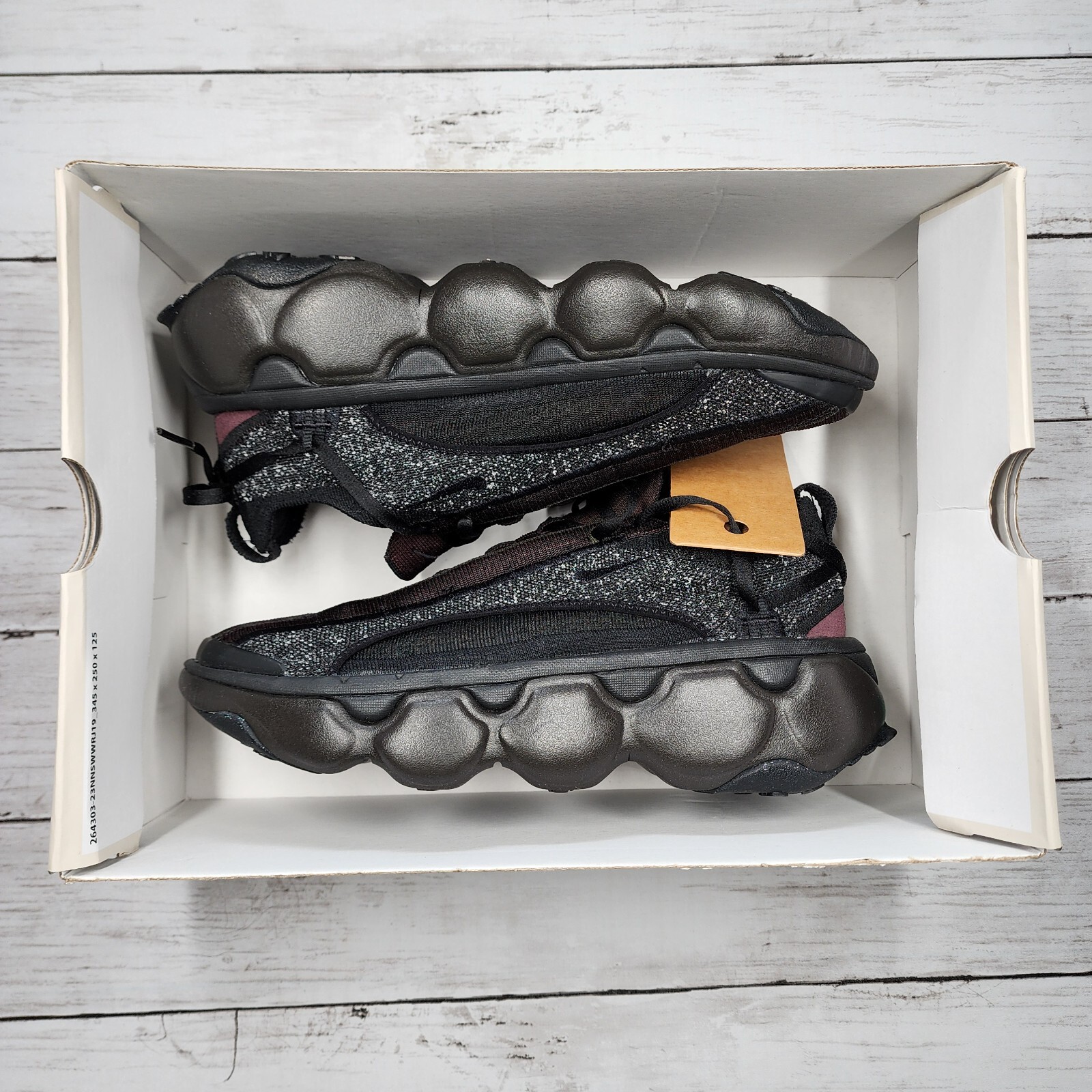 NIKE Women Flyknit Bloom Black Velvet Brown FD2149 001- Sz 10(Men 8.5 ...