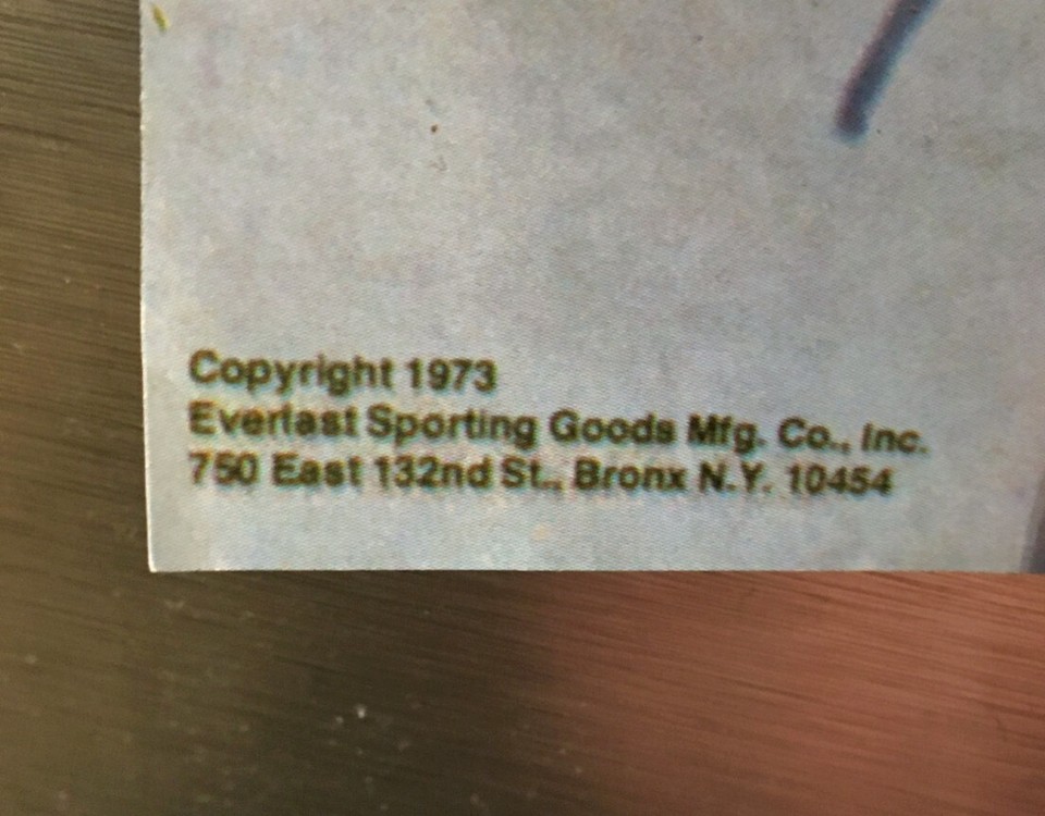 1973 MUHAMMAD ALI AUTHENTIC AUTOGRAPHED 12x36" EVERLAST POSTER with ...