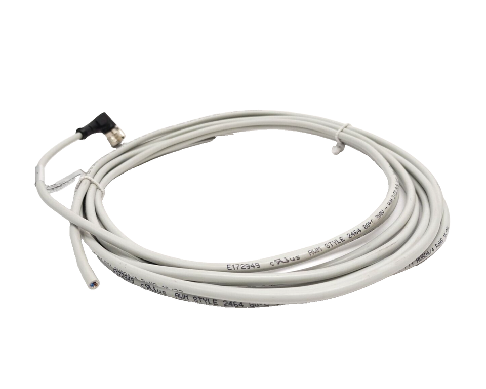 Fargo Controls S3496 Proximity Sensor Cordset M12 Female Right Angle 5m ...