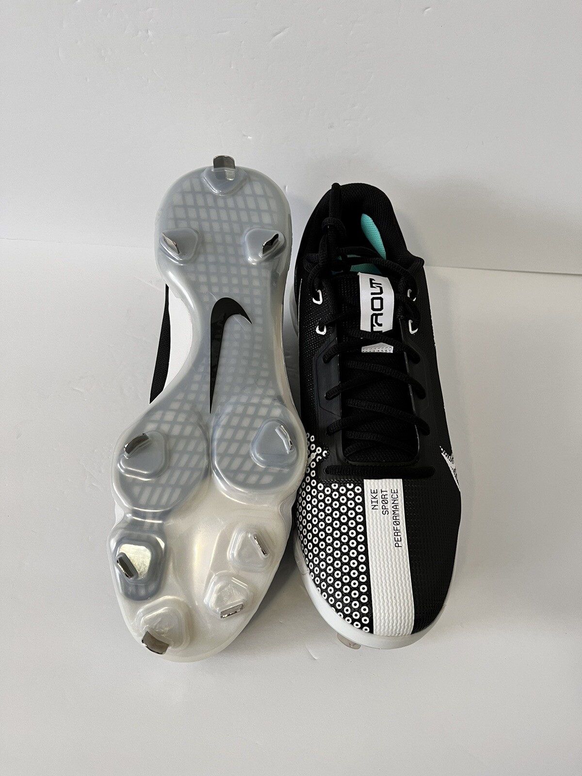 Nike Force Zoom Trout 7 Pro Black White CQ7224-005 Men's Size 14 Cleats ...