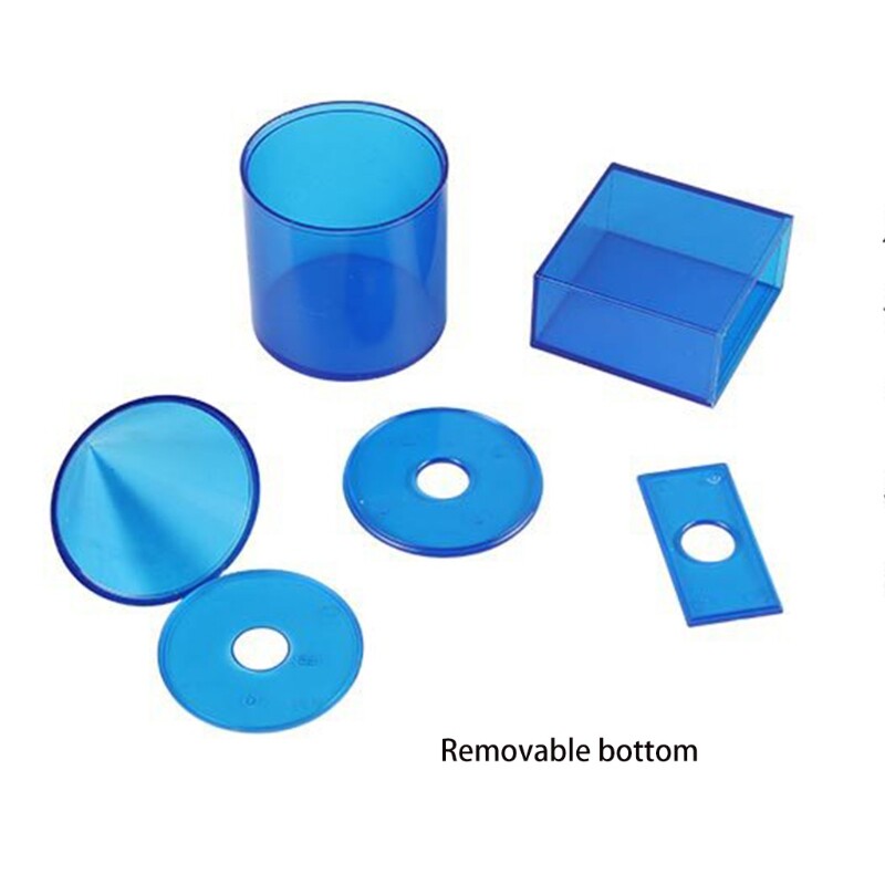 12pcs Geometric Model Disassemble Cube Cylinder Cone Toy Math Resources ...