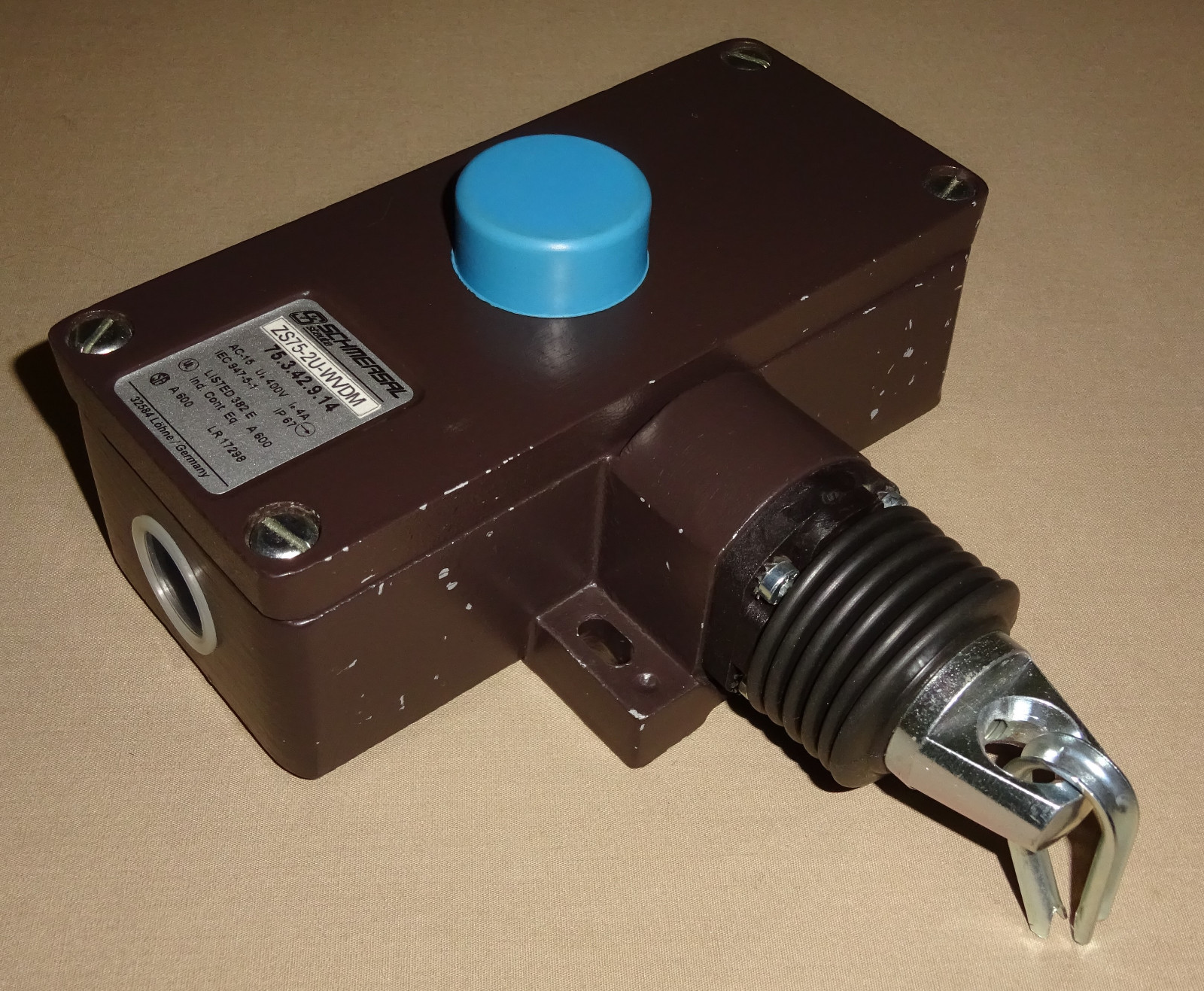 Schmersal ZS75-2U-WVDM Emergency Stop Cable Pull Safety Switch ...