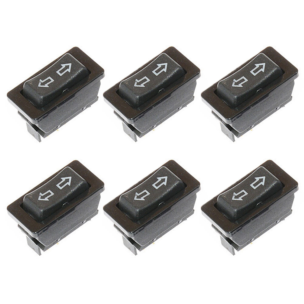 6X Universal 5-pin ON/OFF SPST Momentary Power Window Rocker Switch ...