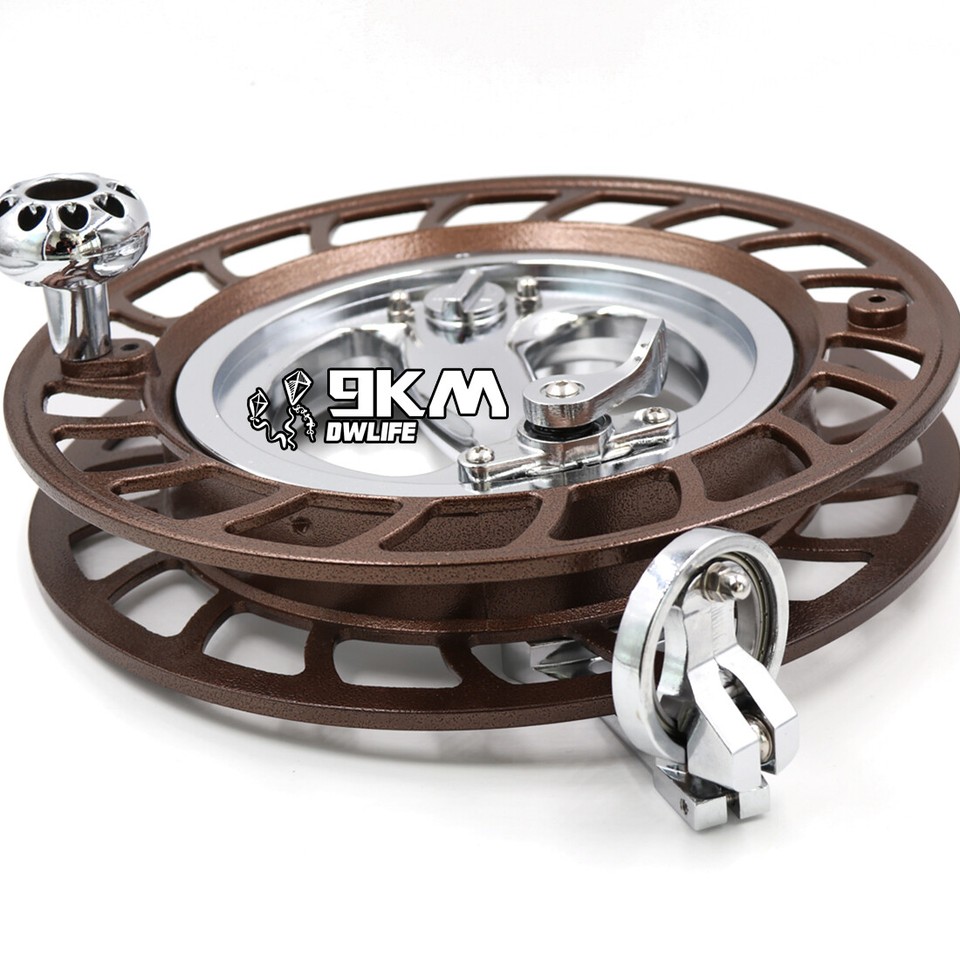 11 Inch Large Kite Reel With Brake Ratchet Lock ABS & Metal Kite Line ...