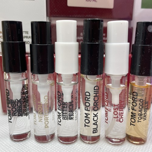 Tom Ford 6 Pcs Sample Set-Tobacco & Vanille-Lost Cherry-Rose Prick ...