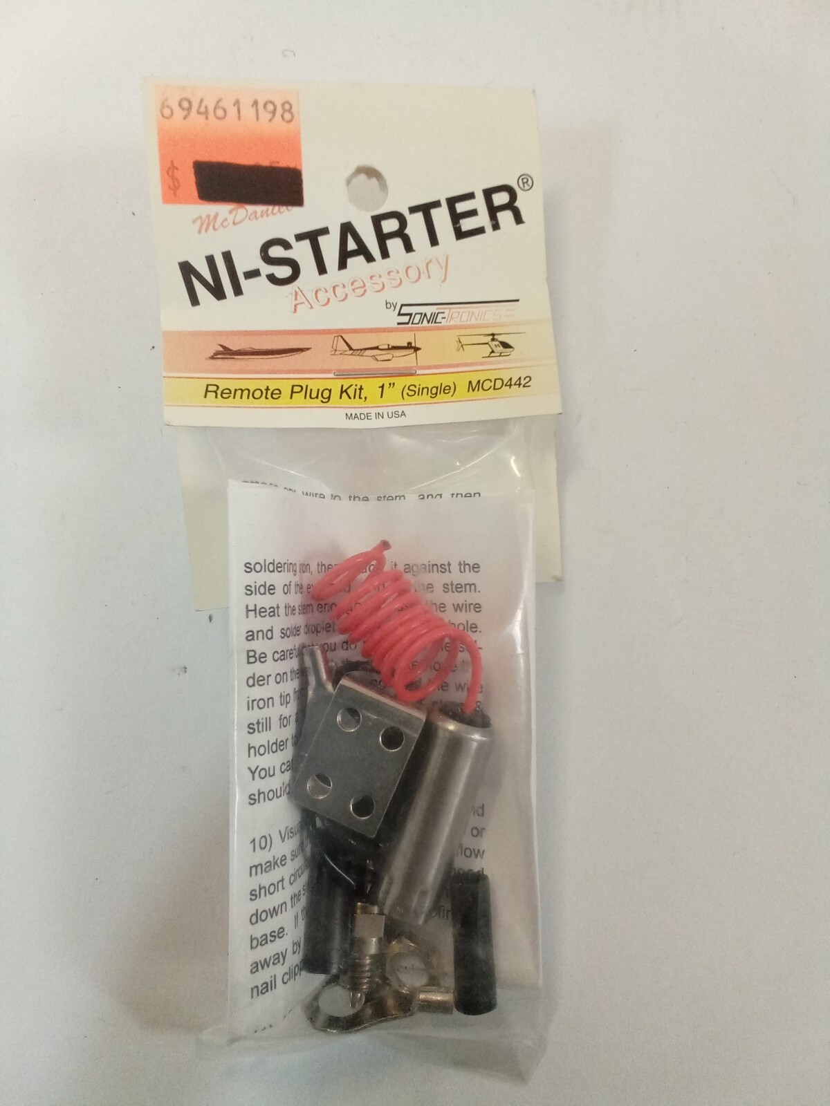 Remote Glow Plug Igniter Kit For Nitro Engine - McDaniel Ni-Starter USA ...
