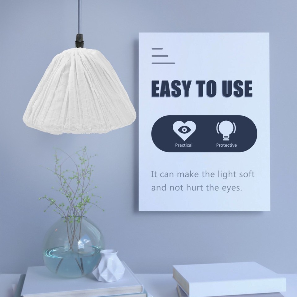 Lamp Shade Covers Fabric Cloth Fabric-wrapped Lampshade Bedside Shades ...