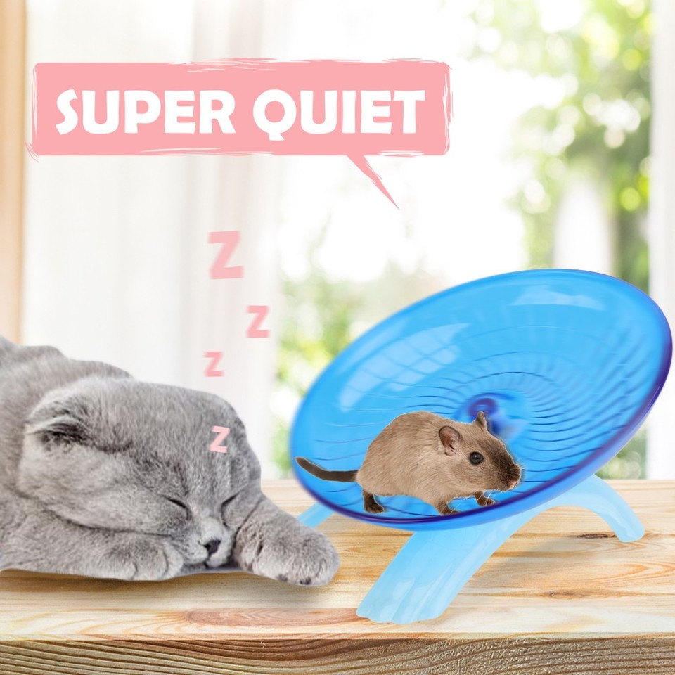 3pcs Non Run Disc for Hamsters Hedgehogs Small Pets Exercise Wheel ...