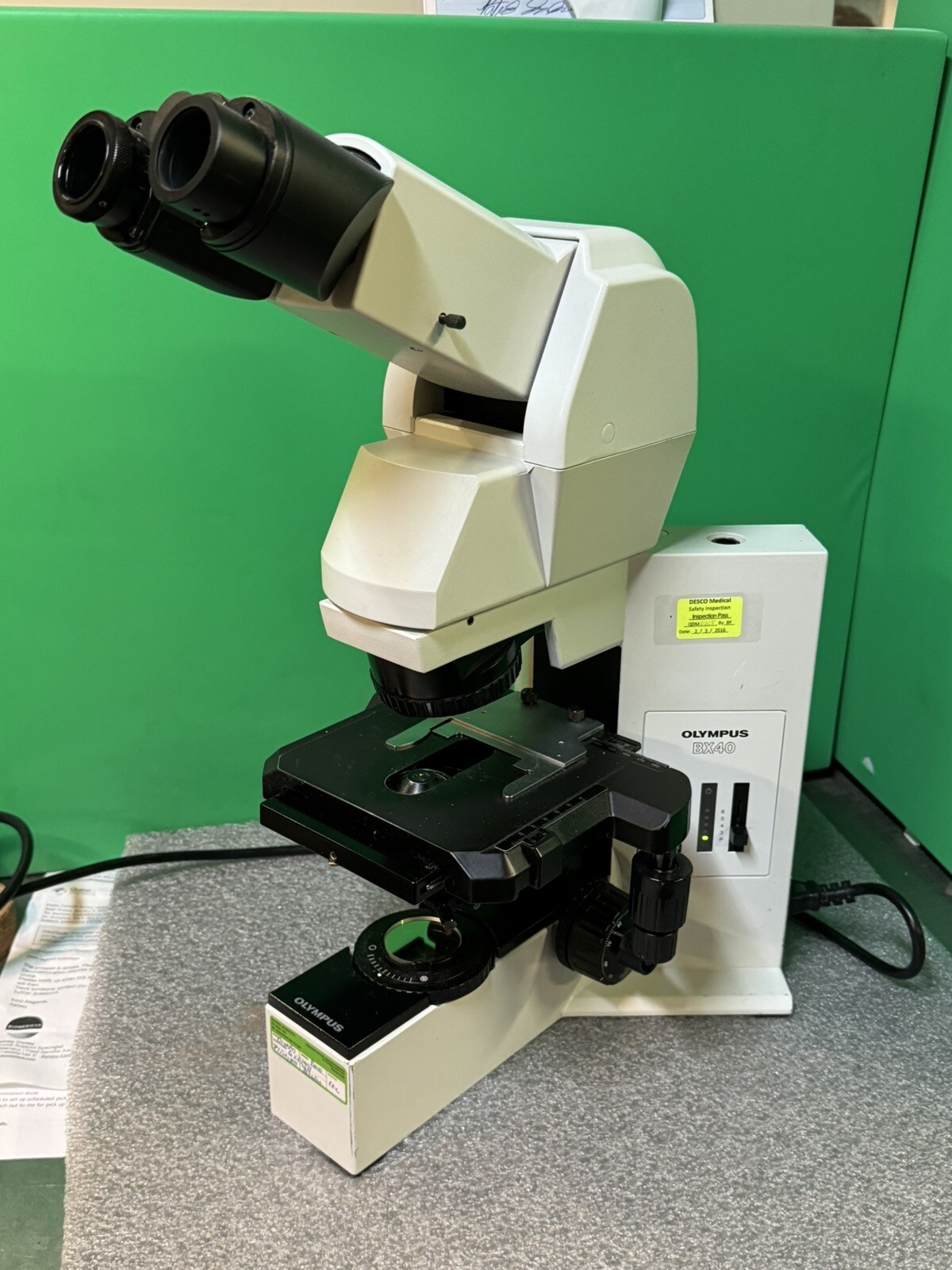 Olympus BX40F-3 BX-40F3 Laboratory Fluorescence Microscope U-TTBI ...