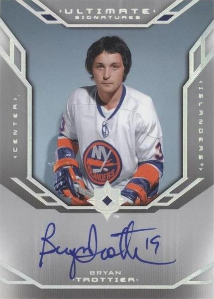 2004-05 Ultimate Collection - Ultimate Signatures #US-BT Bryan Trottier ...