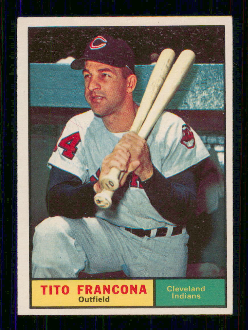 1961 TOPPS BASEBALL # 503 TITO FRANCONA INV J9196 | eBay