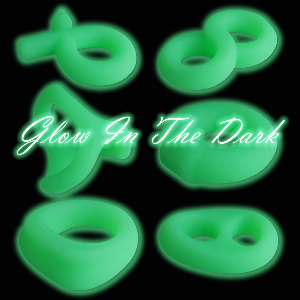 LeLuv Studflex Cock Rings | Multiple Style Soft Smooth Stretchy ...