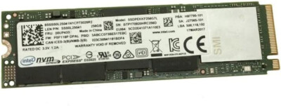 New Lenovo Intel 256GB SSD NVMe PCIe M.2 2280 SSS0L25041 SSDPEKKF256G7L ...