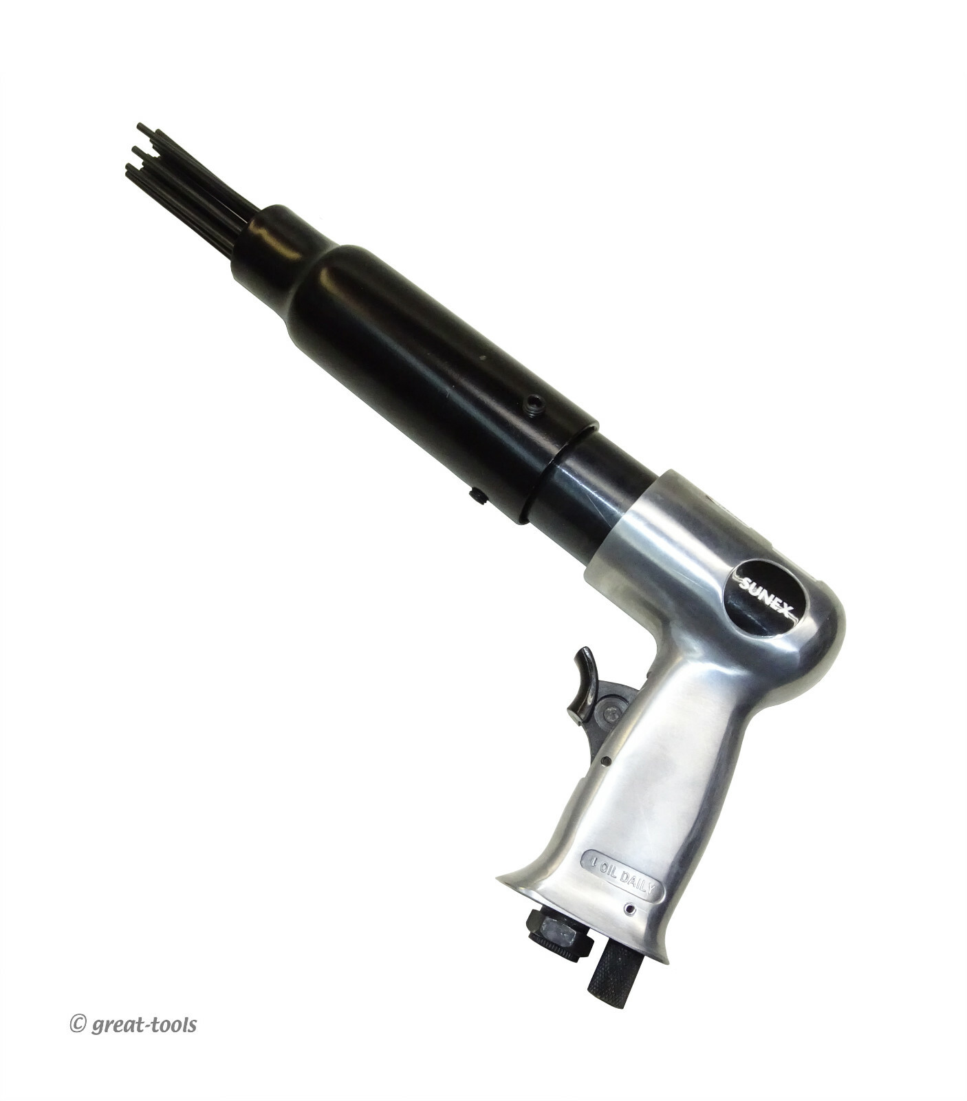 AIR NEEDLE SCALER – pneumatic surface prep tool – pistol grip – Sunex ...