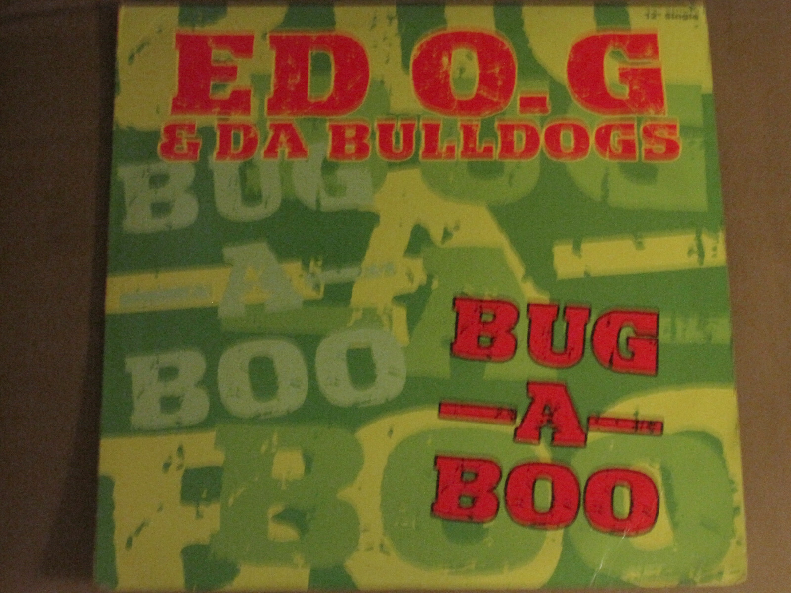 ED O.G. & DA BULLDOGS BUG-A-BOO T 12" ORIG '91 PWL PROMO TEDDY TED ...