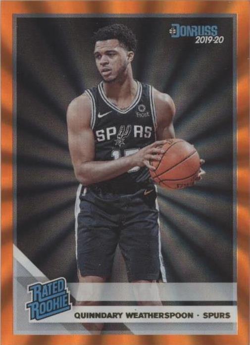 2019-20 Panini Donruss - Rated Rookie Quinndary Weatherspoon #243 Holo ...