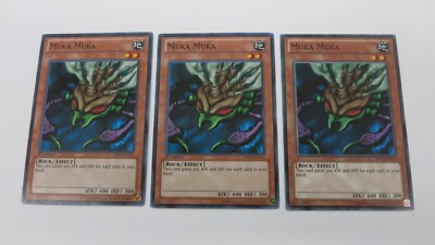 3x ( 2x 1st / 1x UNL ) MUKA MUKA MONSTER BP01-EN174 COMMON YUGIOH NM ...