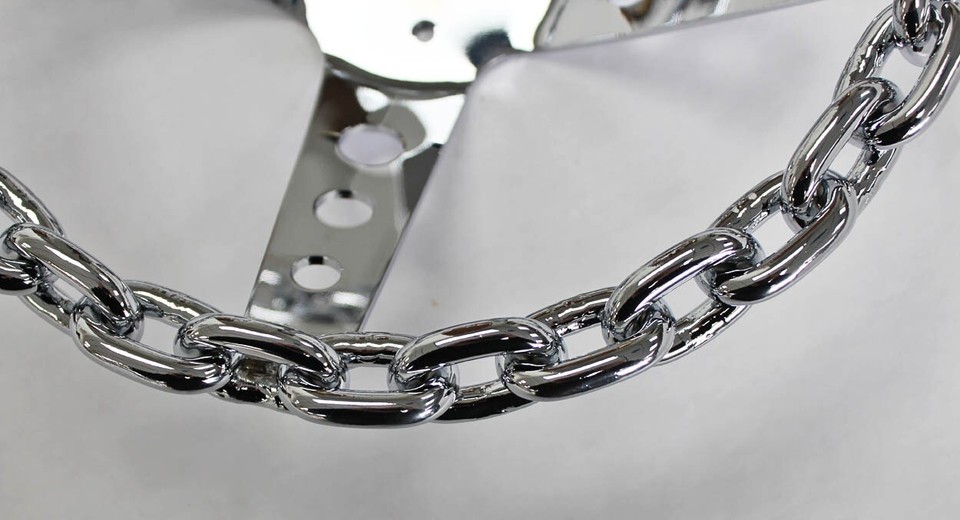 Torino Fairlane Falcon Galaxie Ranchero LTD 11" Chrome Chain Steering ...