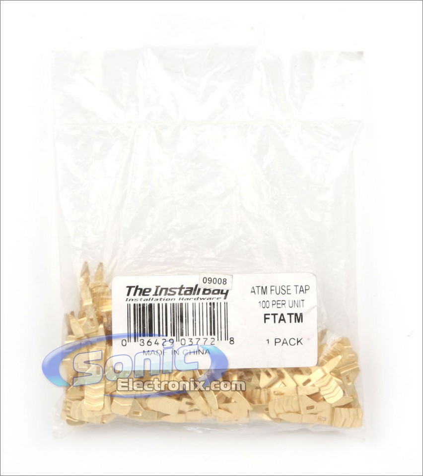 New! Install Bay FTATM Solid Brass Fuse Taps, ATM Over Leg (100 Pieces ...