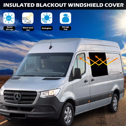 Insulated Sliding Door Window Cover for 2007-2023 Mercedes-Benz ...