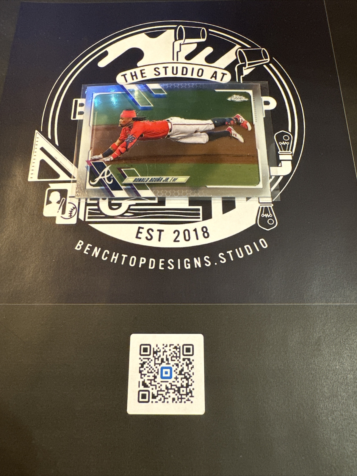 2021 Topps Chrome Ronald Acuna Jr. #50 Atlanta Braves | eBay