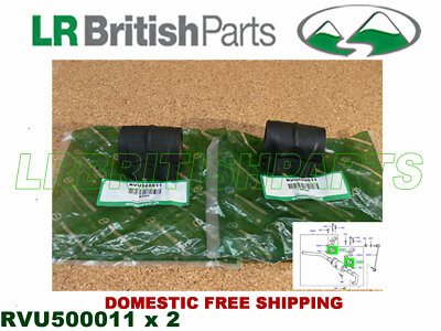 LAND ROVER FRONT STABILIZER BAR BUSHING RANGE ROVER SPORT 05-13 SET ...