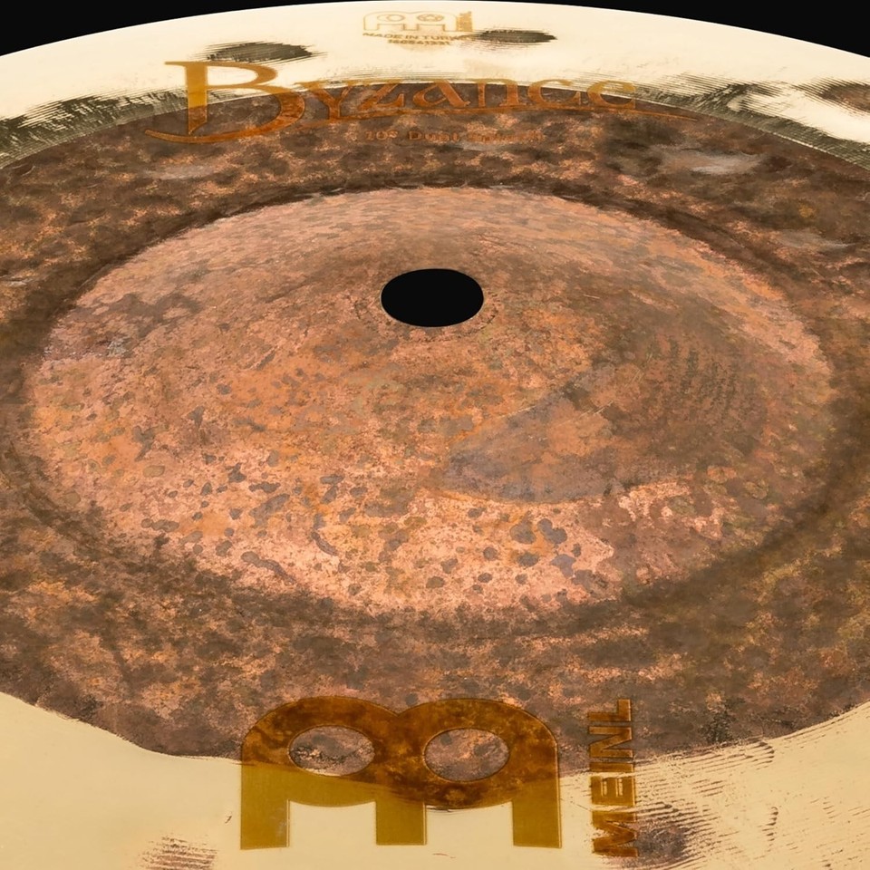 Meinl Cymbals Byzance 10" Dual Splash —Hand Hammered B20 Bronze (B10DUS ...