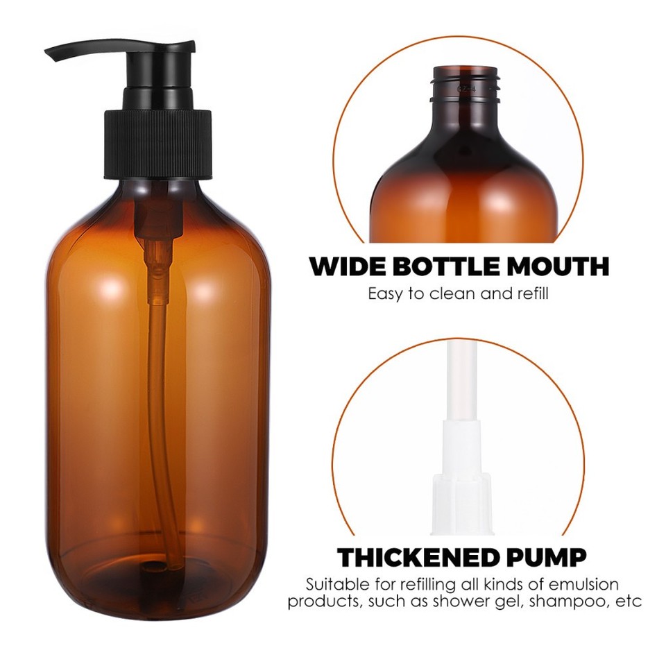 Pump Bottle Dispenser Liquid Hand Soap Empty Bottles for Shampoo | eBay ...