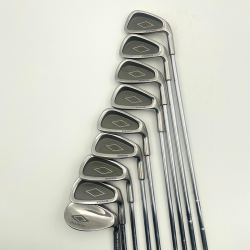 Double Diamond Oversize Golf Iron Set 3-9 & Pitching Wedges Steel Right ...