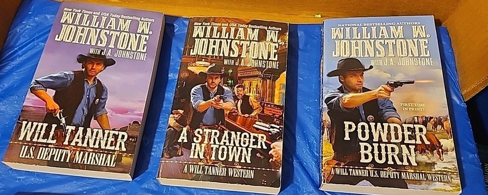 William W Johnstone set all 6 paperback books from Will Tanner Series ...