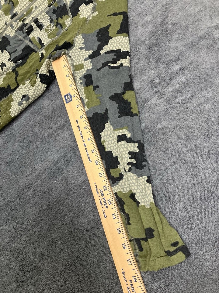 Kuiu 125 Nuyarn Merino Wool 1/4 Zip Base Layer Camo Hunting Shirt ...
