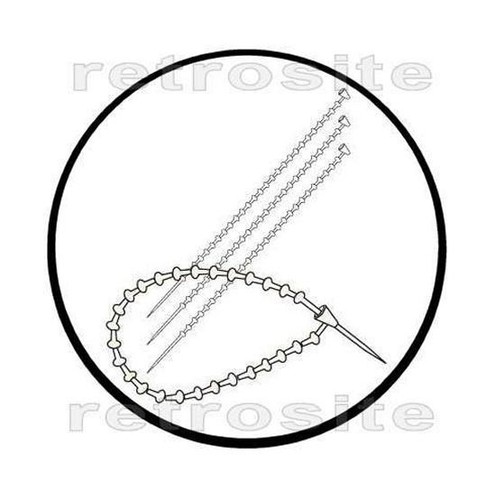 500- 5" Manual ADJUSTABLE Plastic Loop Fasteners NO TAG GUN NEEDED | eBay