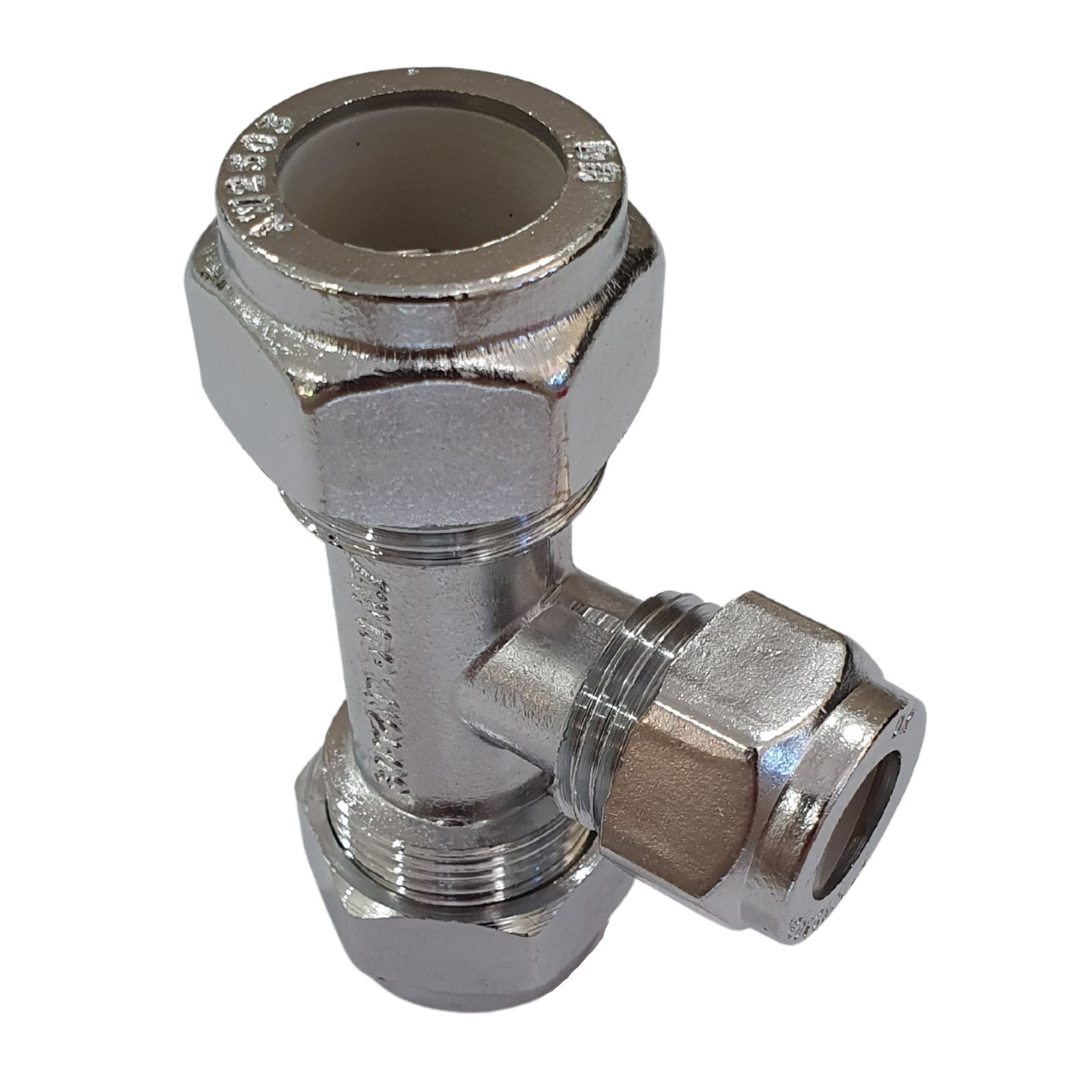 10 Pk AW1186 20Cx20Cx15C Chrome Tee Triple Union Reducing Nylon ...