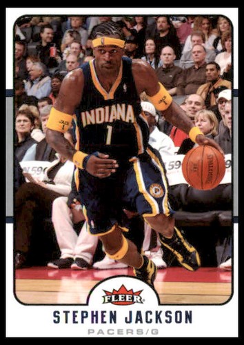2006 Fleer #73 Stephen Jackson Indiana Pacers Basketball Card | eBay