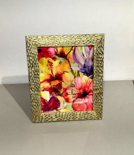 NICOLE MILLER HOME 8"X10" GOLD TREE BARK PATTERN (NEW) | eBay