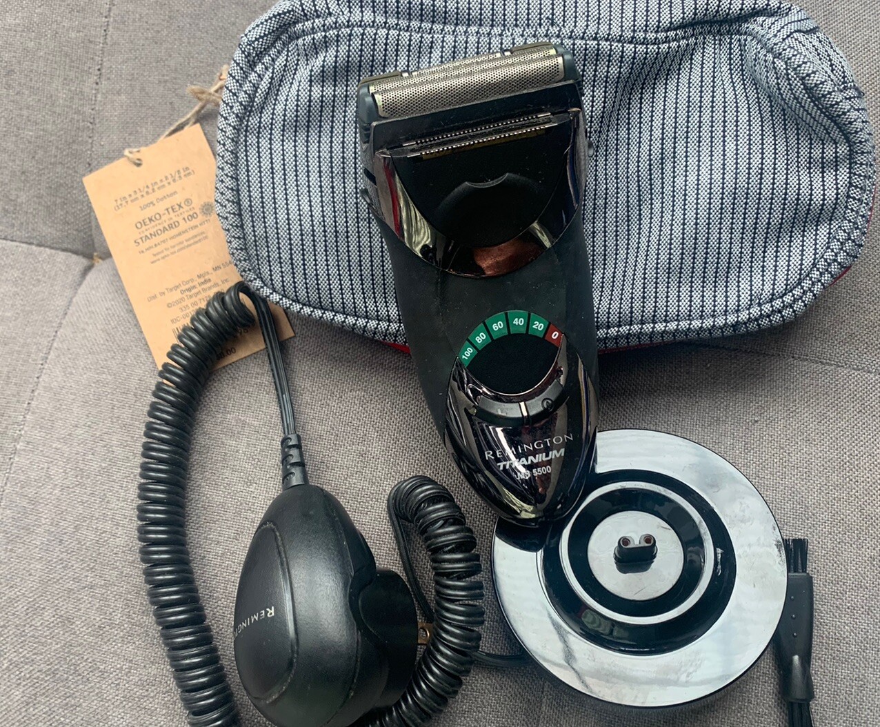 Remington MS 5200 Titanium MicroScreen Rechargeable Electric Shaver ...