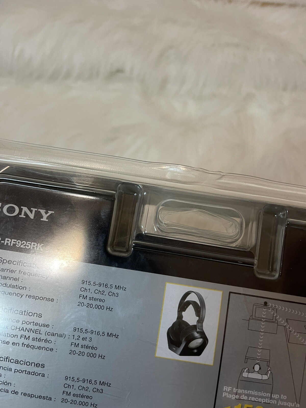 Sony+MDR-RF925R+Headband+Wireless+Headphones+-+Black for sale online | eBay