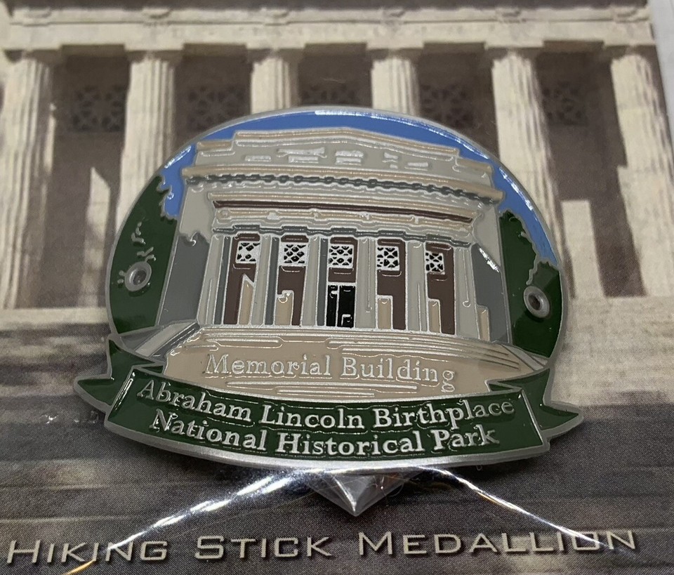 Abraham Lincoln Birthplace National Park Walking Hiking Stick Medallion ...