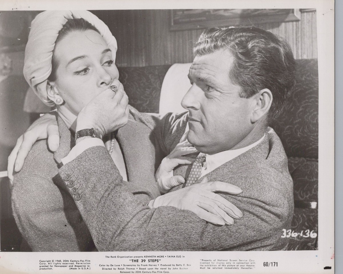 Taina Elg 39 Step The 39 Steps Kenneth More And Taina Elg 1959