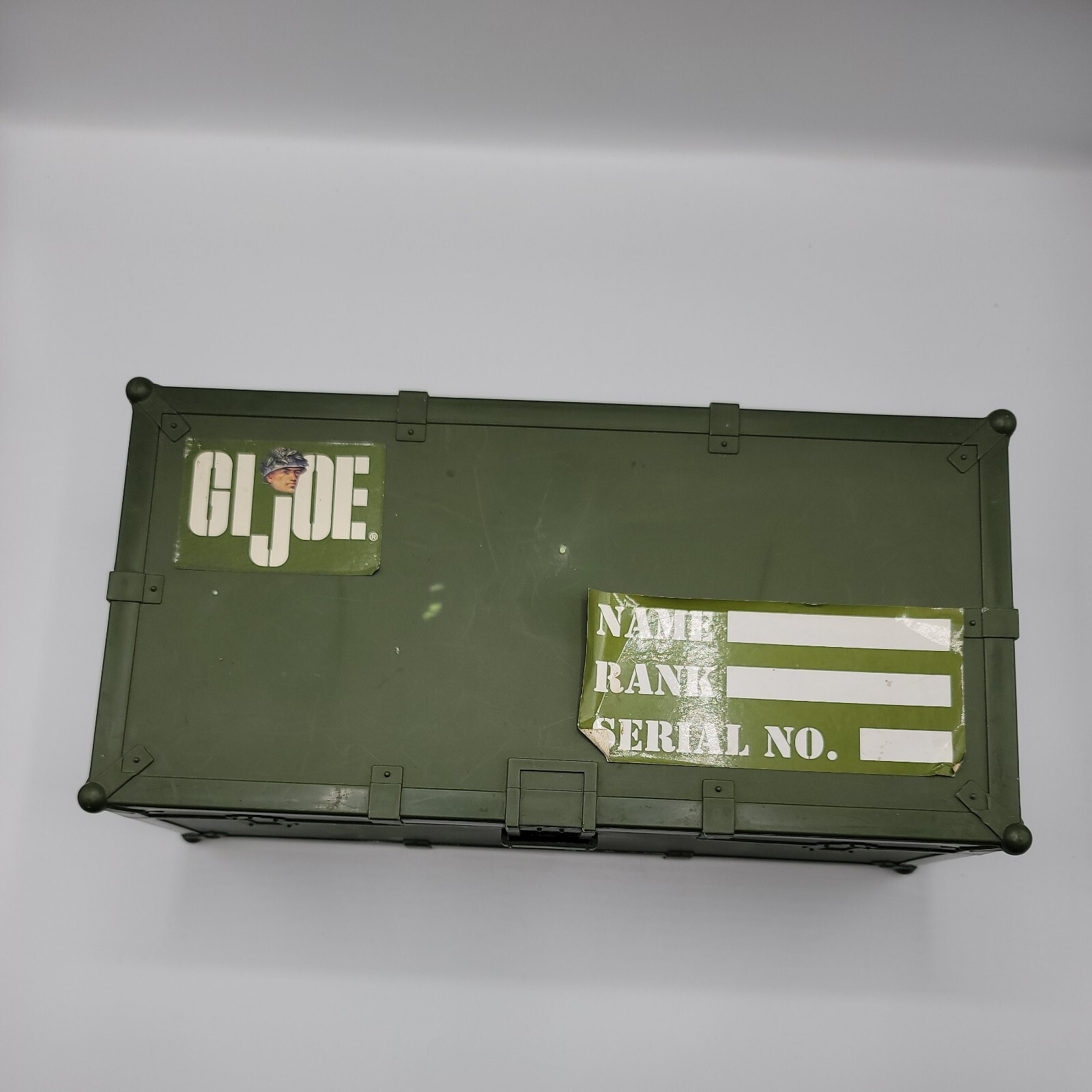 GI JOE 1993 Footlocker Storage Box Rope Handles For 12" ACTION FIGURES ...