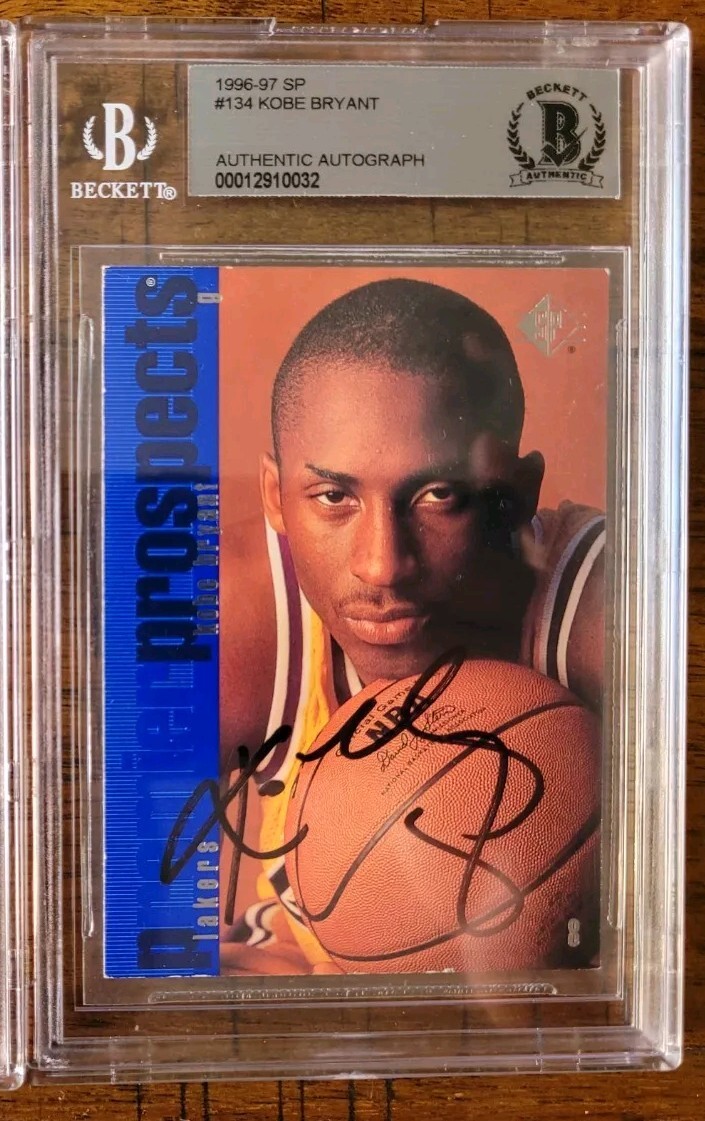 1996 Upper Deck SP Signed Kobe Bryant Rookie Auto BAS Beckett Auth | eBay