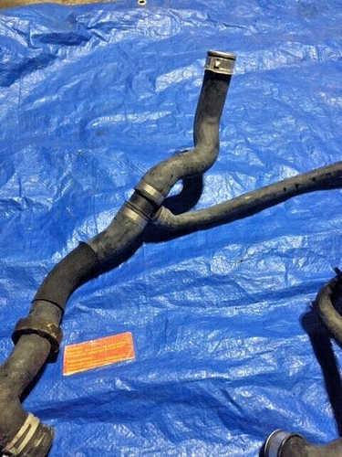 Mercedes W164 ML GL Diesel upper radiator coolant hose water pump OEM ...
