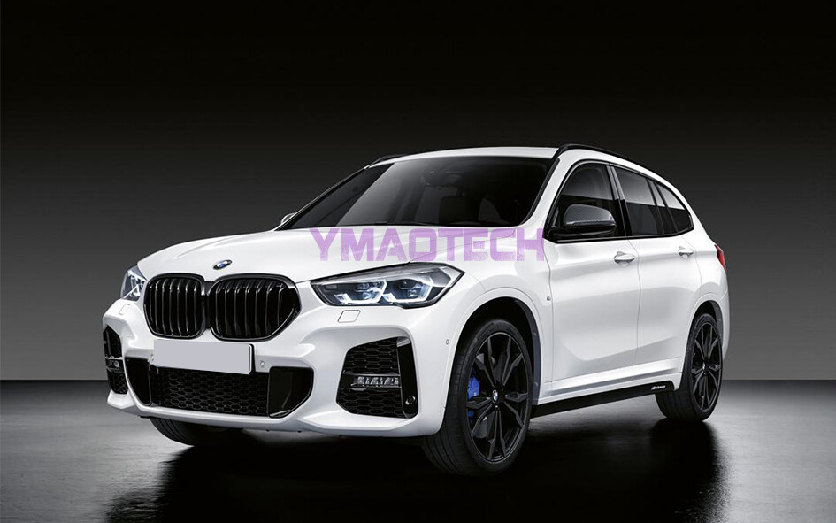 For BMW SUV X1 F48 F49 LCI 2020-2021 Shiny Black Front Grille Facelift ...