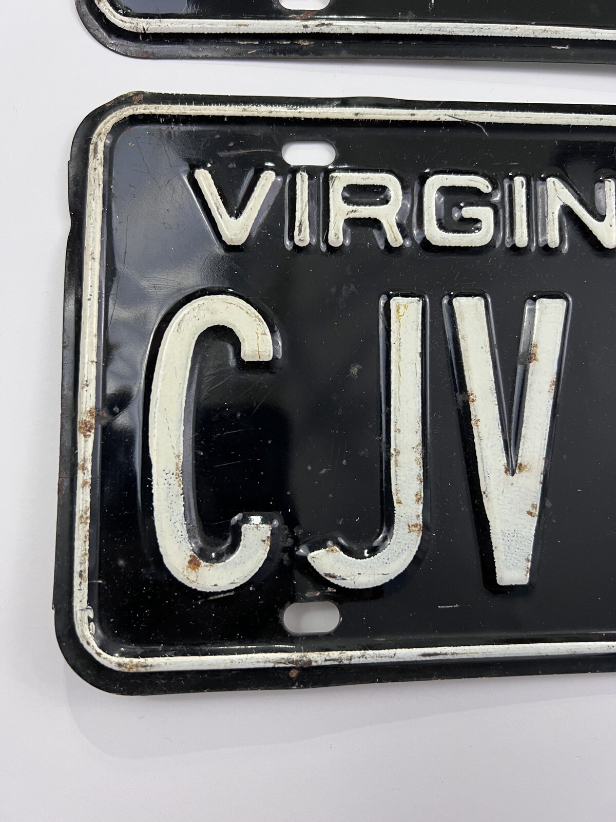 VINTAGE 1972 VIRGINIA VA ANTIQUE AUTOMOTIVE LICENSE PLATE PAIR Set Of 2 ...