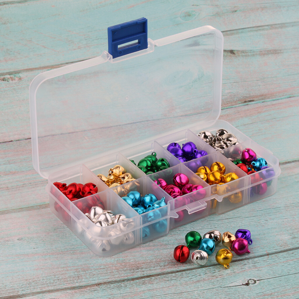 Mini Glöckchen Schellen Glocken aus Metall, Weihnachtsschmuck Glocken ...