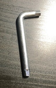 1x IKEA ASSEMBLY TOOL HEXAGON KEY L - SHAPE STEEL 9mm Thick x 850mm ...