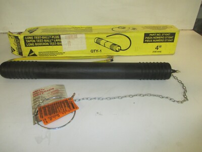 New Cherne 271047 Long Test-Ball 4-Inch Plug,Tampon Test_Ball | eBay