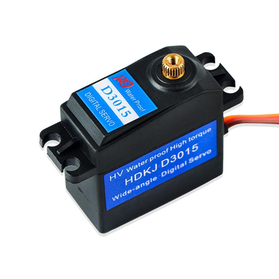 HDKJ D3015 Waterproof Digital Metal Gear 15KG High Torque Servo RC Car ...