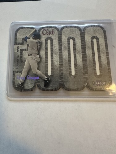 2000 Fleer Baseball 3000 Club Tony Gwynn Die-Cut | eBay