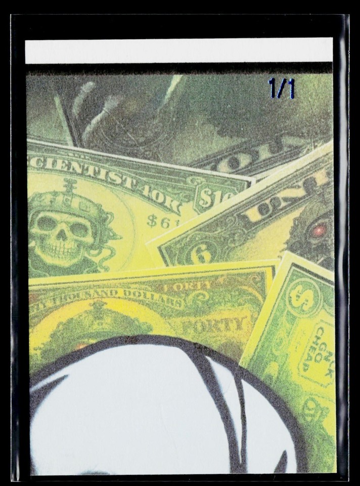 Mad Scientist 40K GPK Spoof ~ MAD MONEY SP #d 1/1 ~ GOLD FOIL Hulk ...